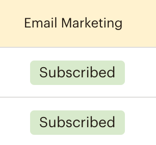 Uitleg Mailchimp subscription status (unsubscribed, cleaned, bounced)